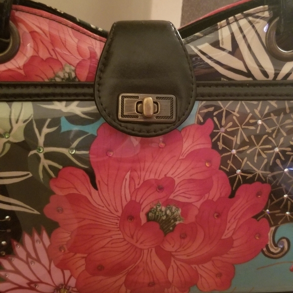 m.andonia | Bags | Mandonia Lady Luck Red Rose Shoulder Bag | Poshmark